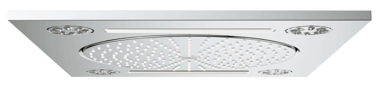 GROHE - Plafonnier douche 3 jets Rainshower F-Series Chromé REF ...