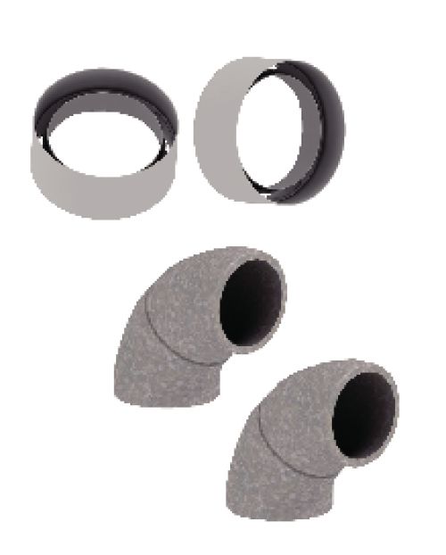 CHAPPEE - Coude PPE 90° ø 125 | Cedeo