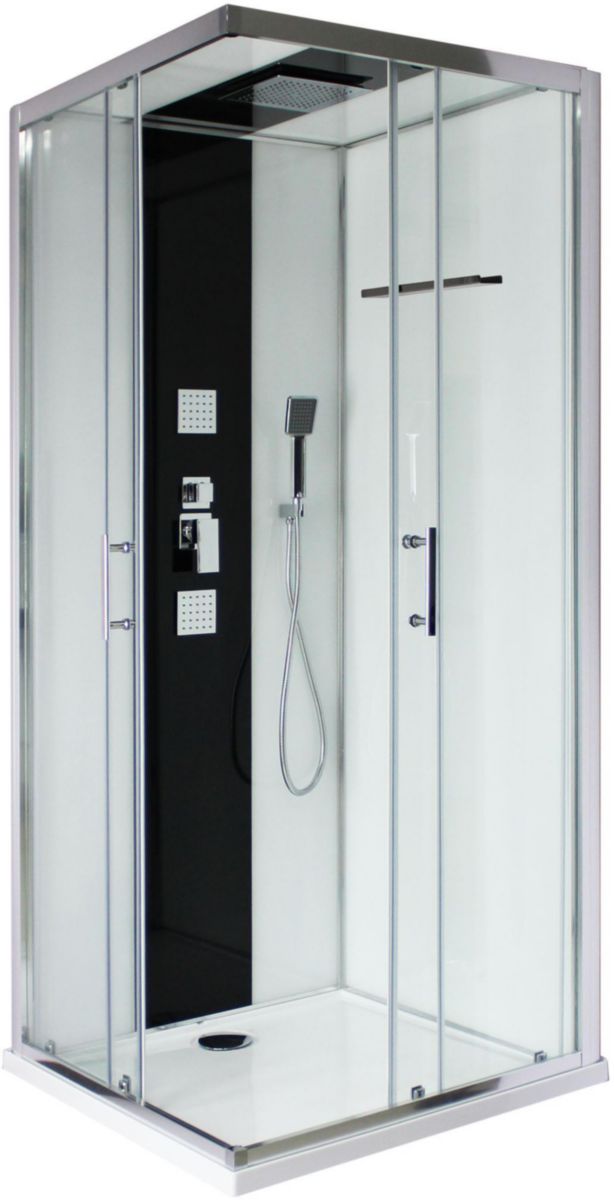 ALTERNA - Paroi pour Cabine Alterna Concerto 2 accès d'angle coulissant ...