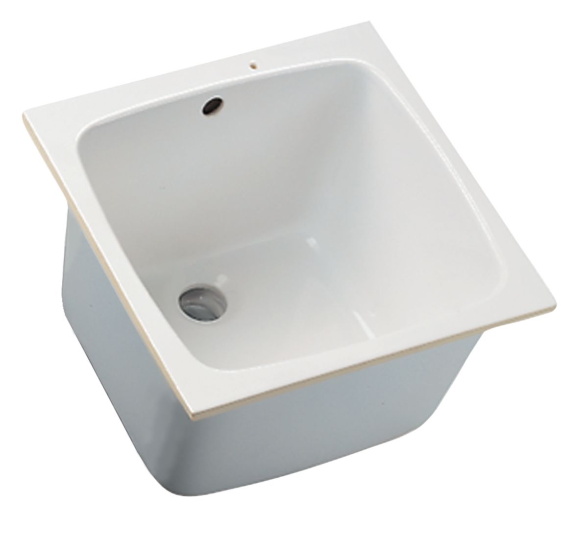 PORCHER - Cuve de laboratoire à encastrer bord à bord 45x45cm en grès ...