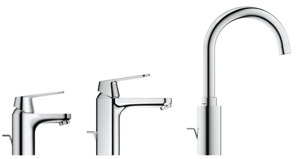 GROHE - Mitigeur monocommande Lavabo Taille M Eurosmart Cosmopolitan ...
