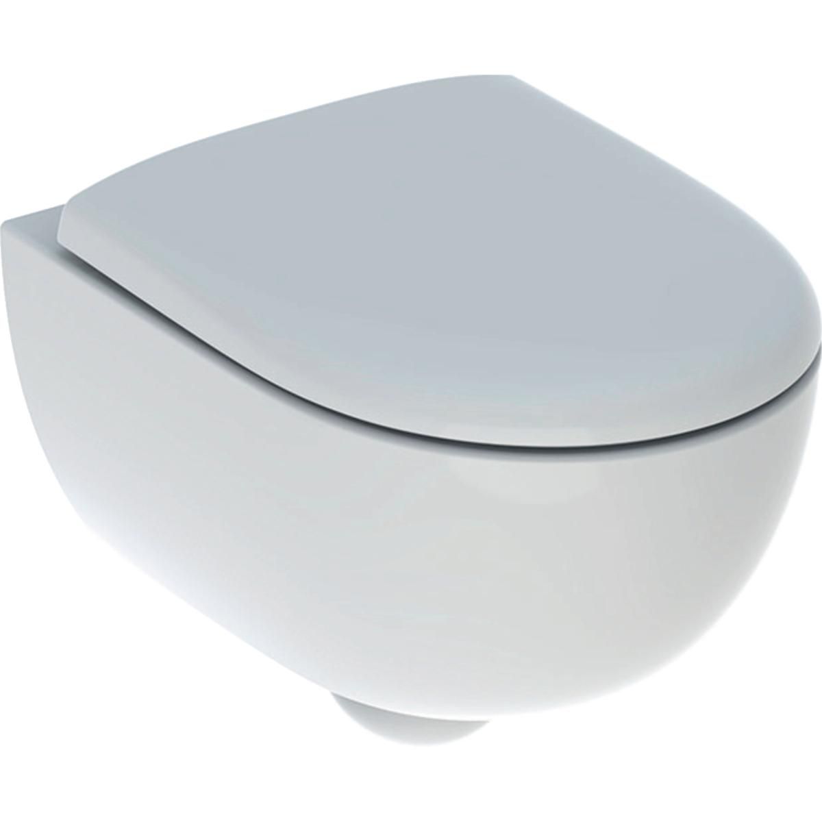 GEBERIT - Pack WC suspendu GEBERIT RENOVA Compact sans bride avec abattant frein de chute ...