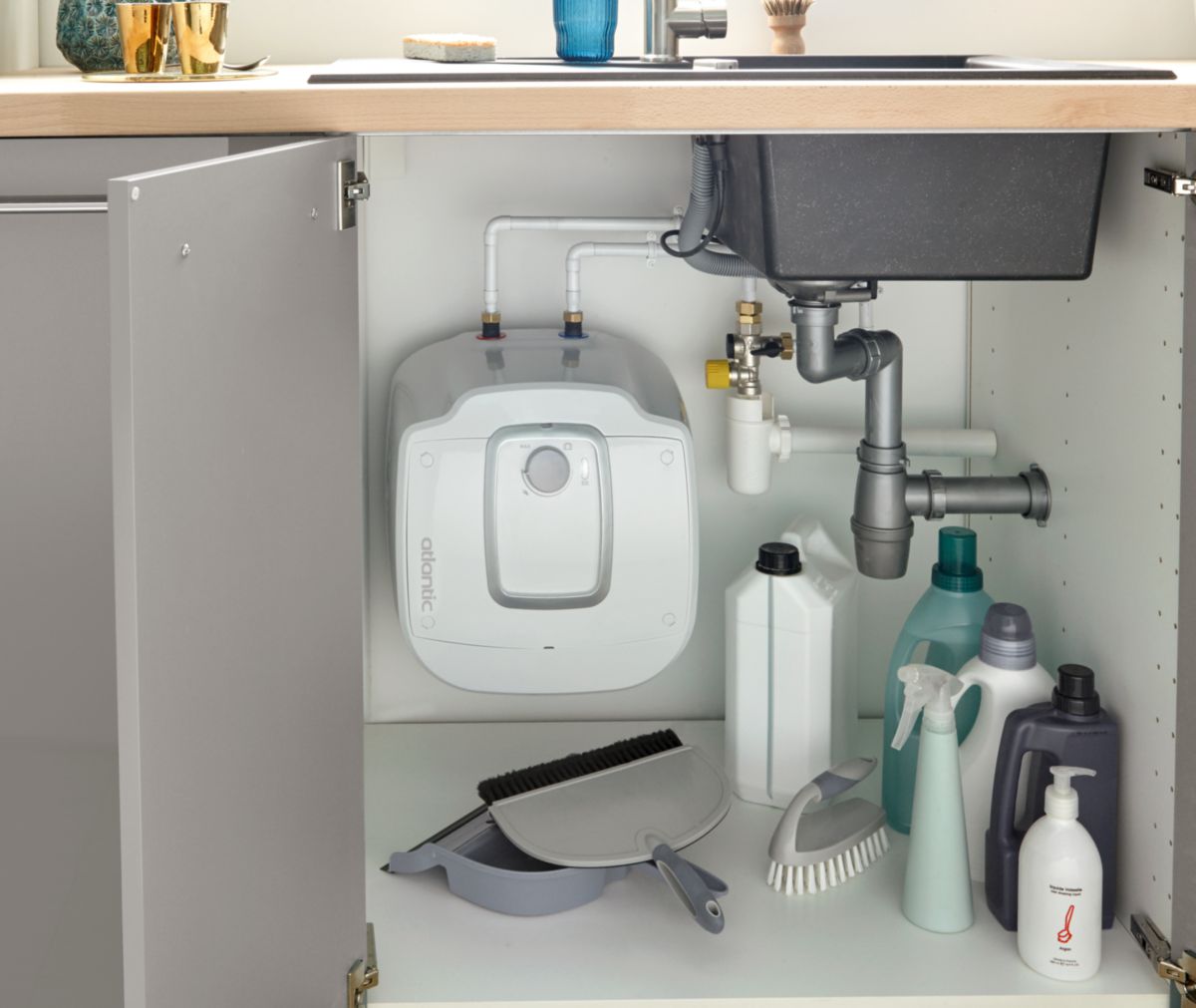 ATLANTIC ELECTRIQUE - Chauffe-eau électrique petite capacité Odeo 15 ...