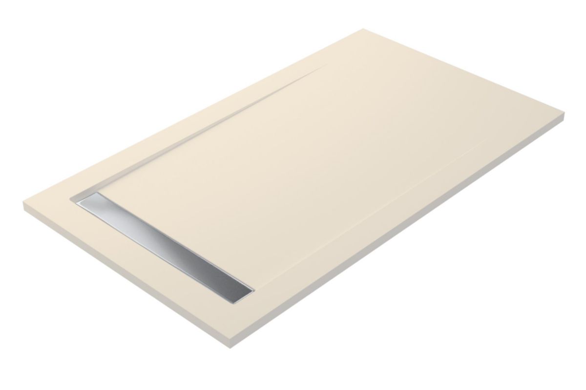 HIDROBOX - Receveur Line X Kromat Ardoise 75x180 couleur: Beige | Cedeo