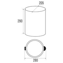 PELLET - Poubelle à pédale 5 litres laquée réf. 870360 | Cedeo