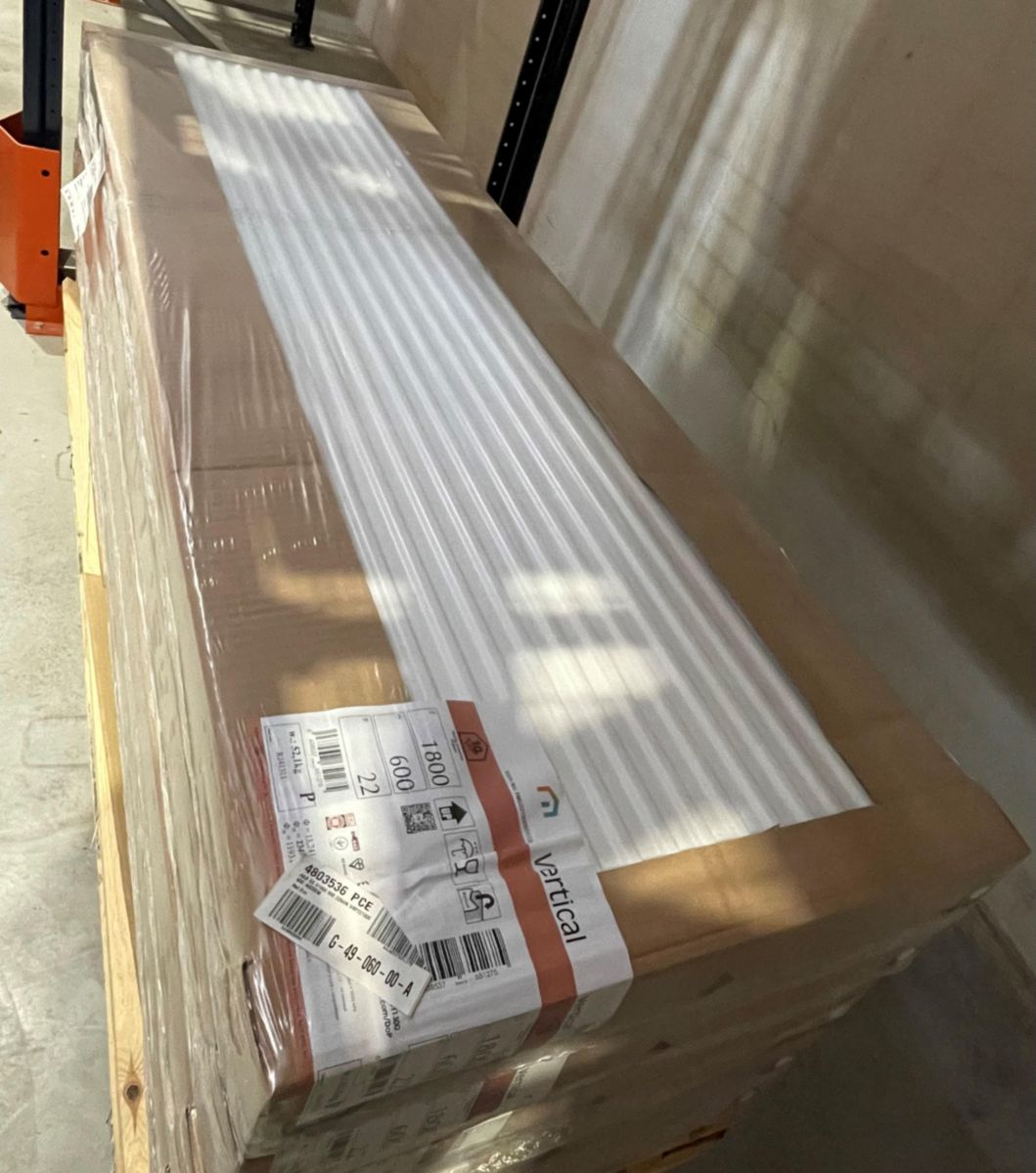 FINIMETAL - Radiateur eau chaude VERTICAL Type 22,vertical blanc ...