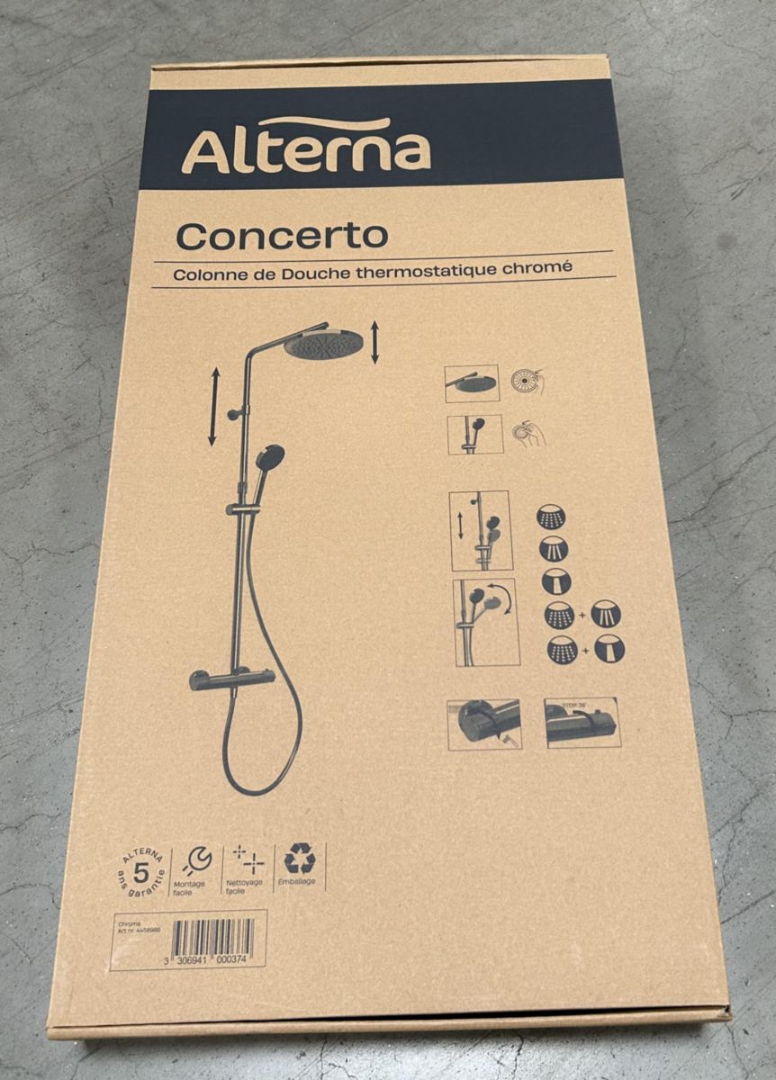 Alterna Colonne De Douche Concerto 4 Alterna Avec Mitigeur
