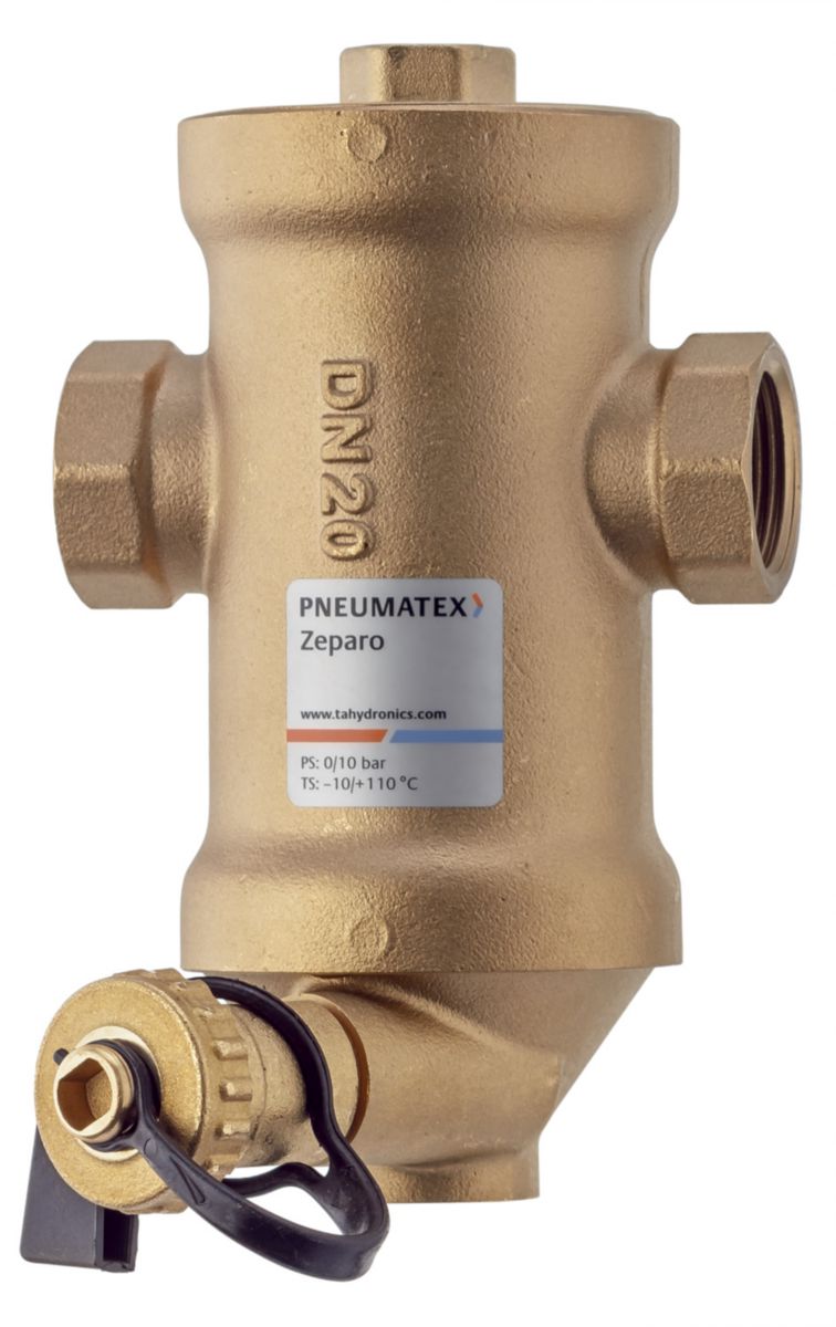 PNEUMATEX - Séparateur de particules conduite horizontale ZEPARO ZU ZUD 32 diamètre 1''1/4 10 ...