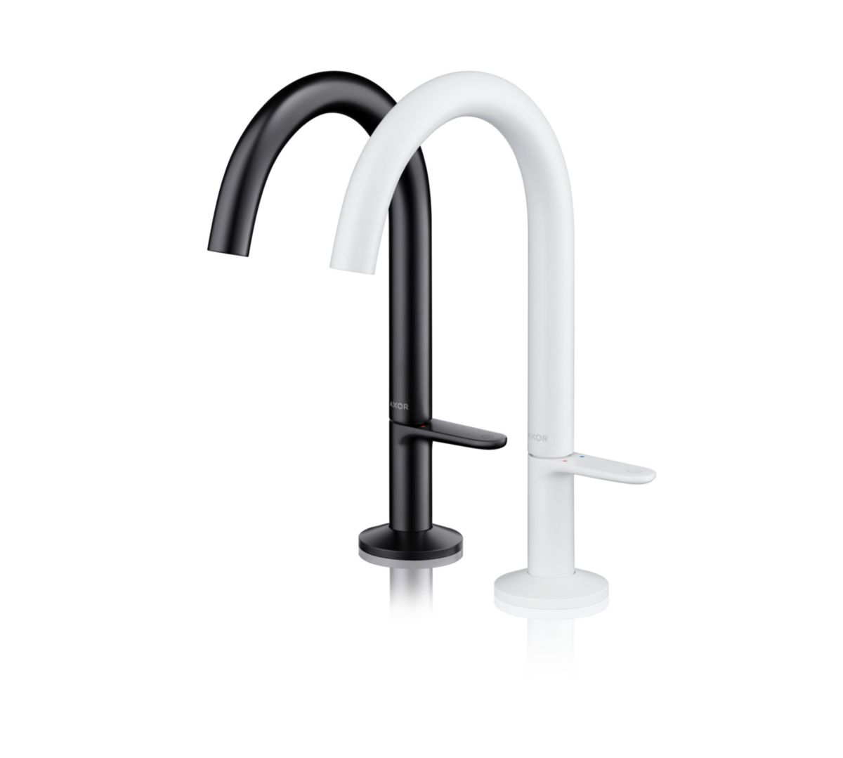 AXOR - Mitigeur lavabo AXOR ONE Select 170, bonde Push-Open Noir mat ...