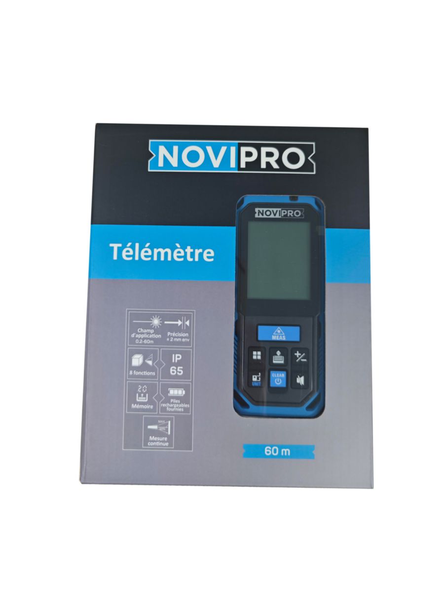 NOVIPRO - Télémètre laser portée 60M Novipro | Cedeo