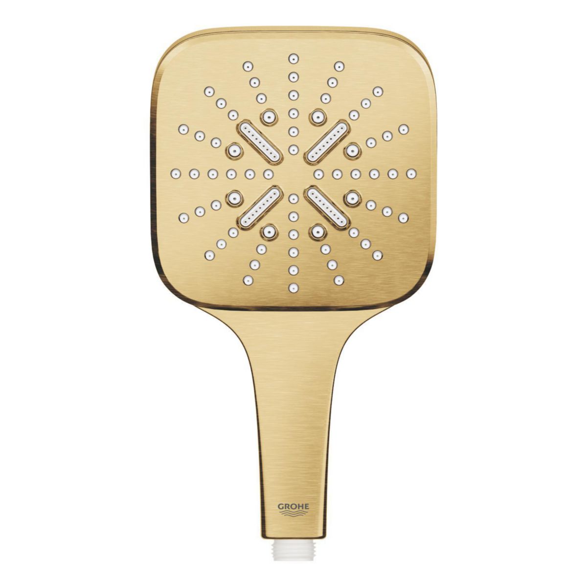 GROHE - Douchette 3 jets Rainshower SmartActive 130 Cube Cool Sunrise ...