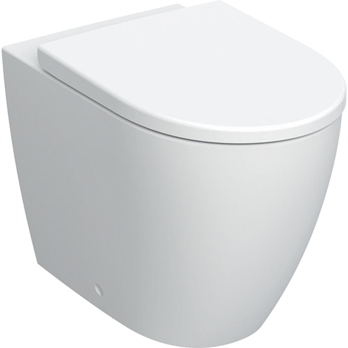 GEBERIT - Pack WC au sol iCon, caréné jusqu'au mur, Rimfree ...