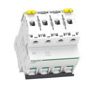 SCHNEIDER ELECTRIC - ACTI9 disjoncteur ic60N 4P 40A COURBE C Réf A9F77440 | Cedeo