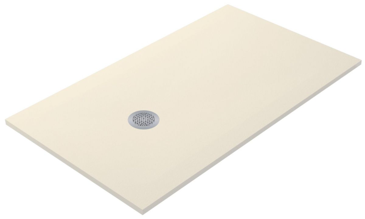 HIDROBOX - Receveur Neo Plus Kromat Ardoise 110x140 couleur: Crema | Cedeo