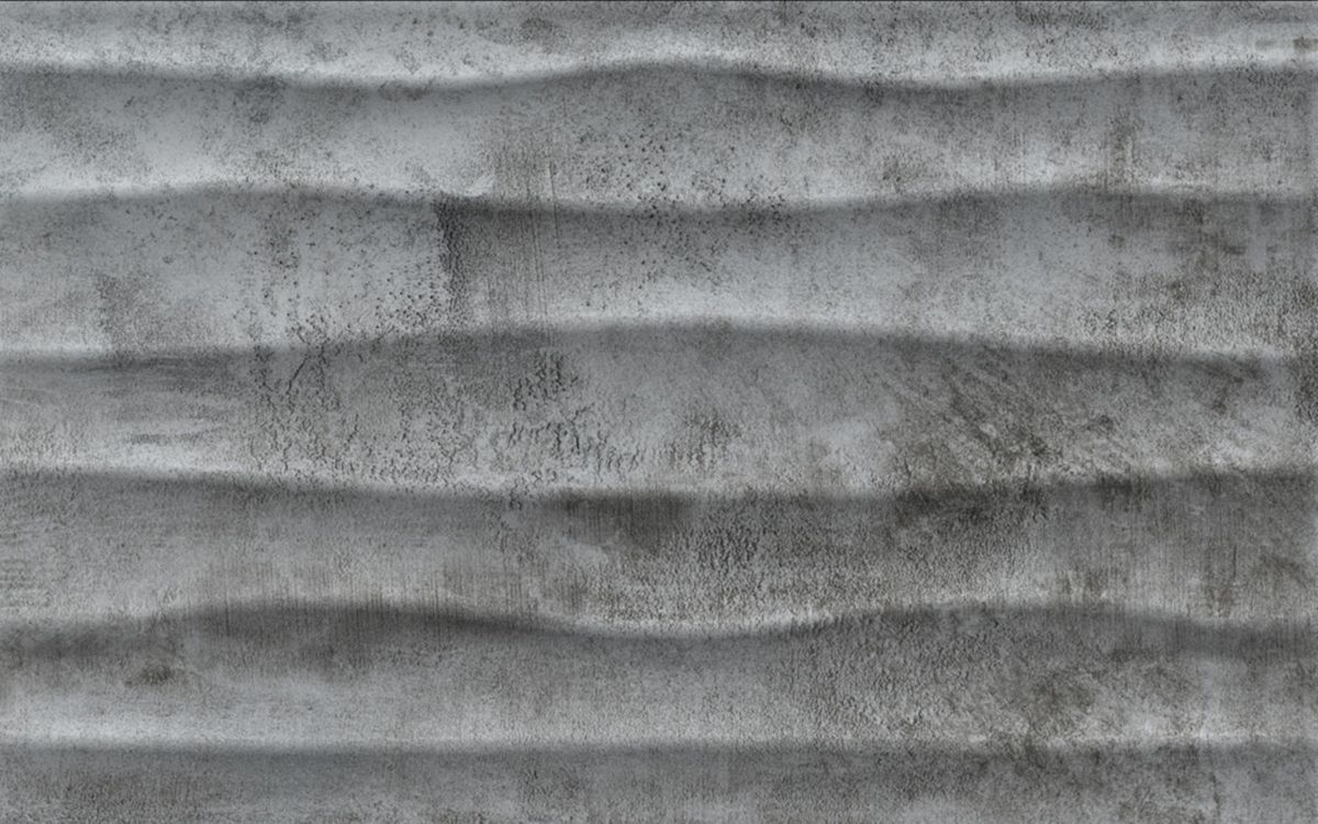 ARTE DECO - Faïence Arte Deco Infinity basalt mat décor 25x40cm | Cedeo