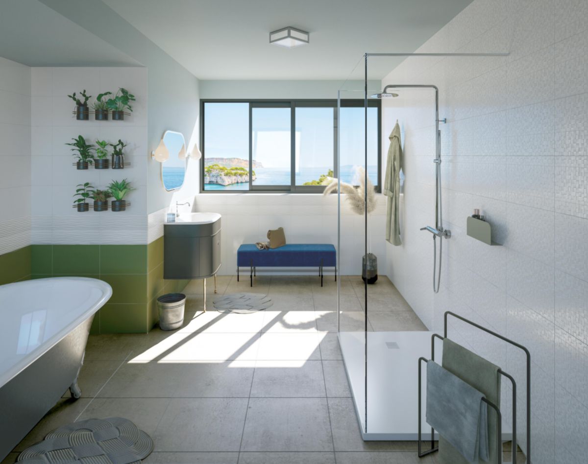 ARTE DECO - Faïence Arte Deco Twist evolution olive mat 25 x 40 cm | Cedeo