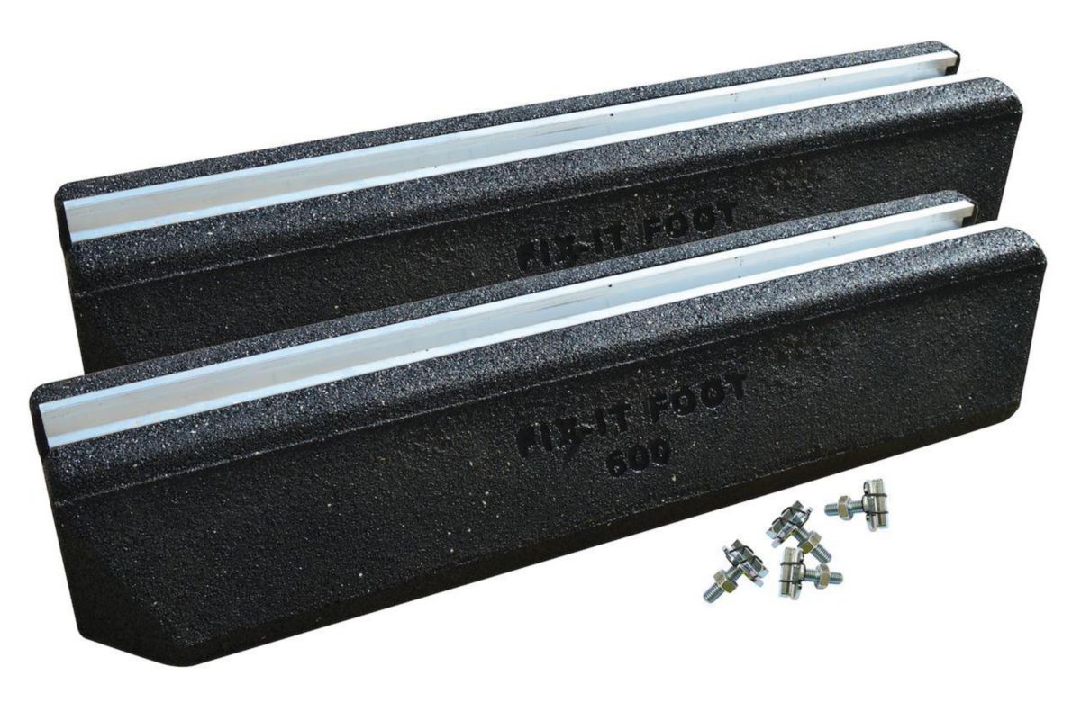 BIG FOOT SYSTEMS - Kit mini Rubber Foot 500 avec visserie (paire) Réf ...