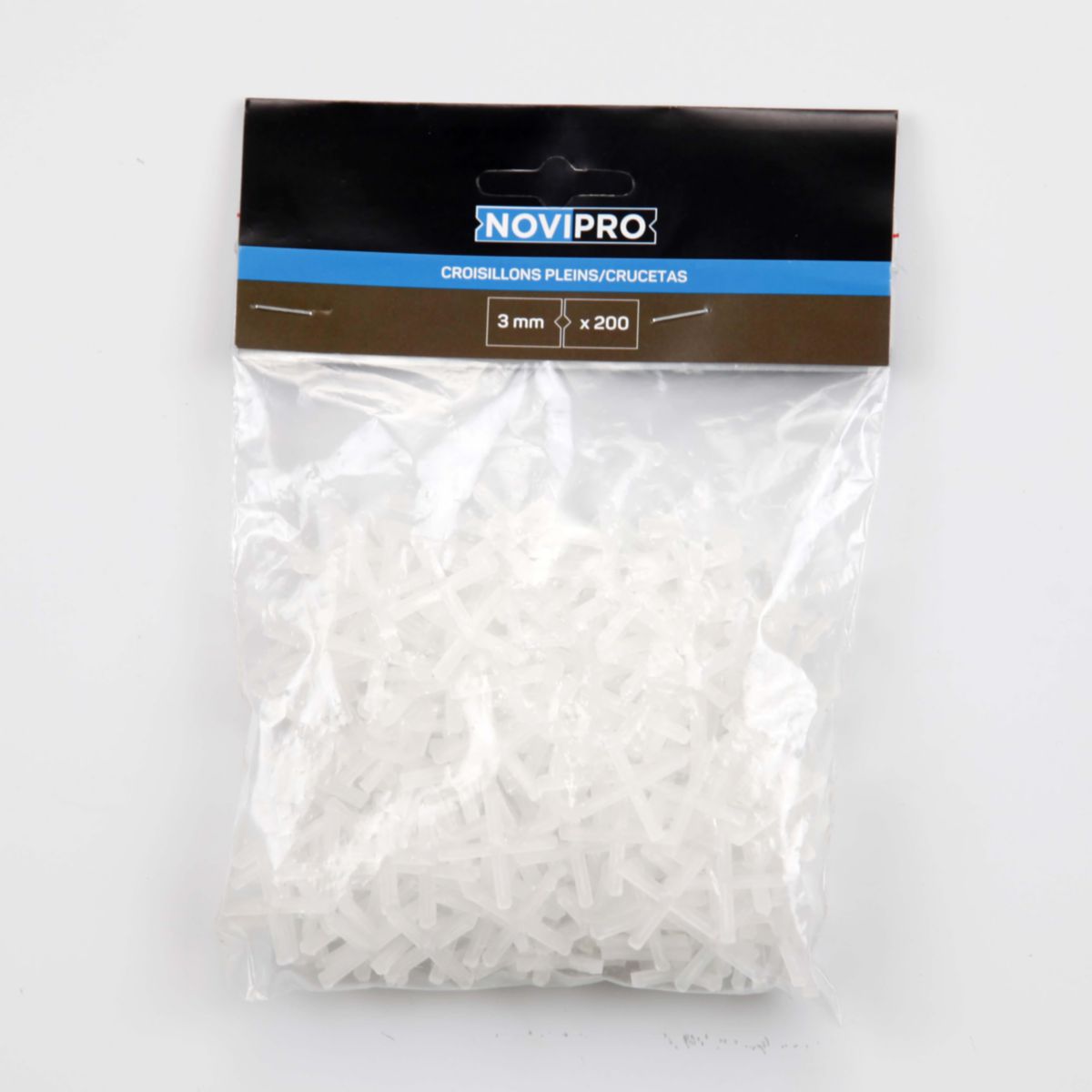 NOVIPRO - Croisillon plein de 3 mm sachet de 200 pièces Novipro | Cedeo
