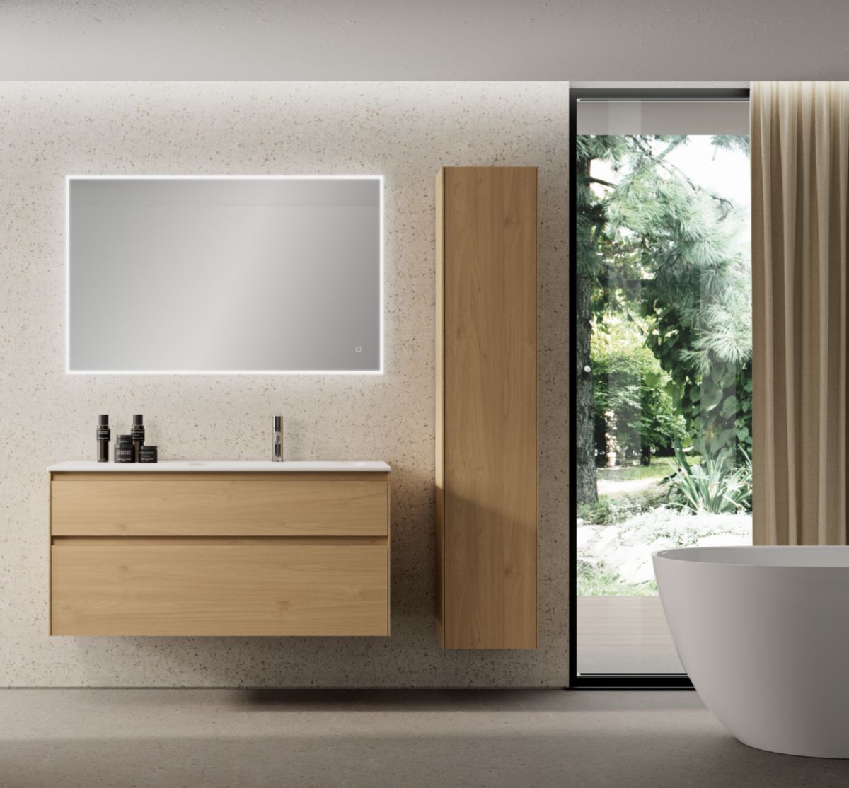 ALTERNA - Colonne ALTERNA PUREDAY 1 porte Chêne naturel | Cedeo