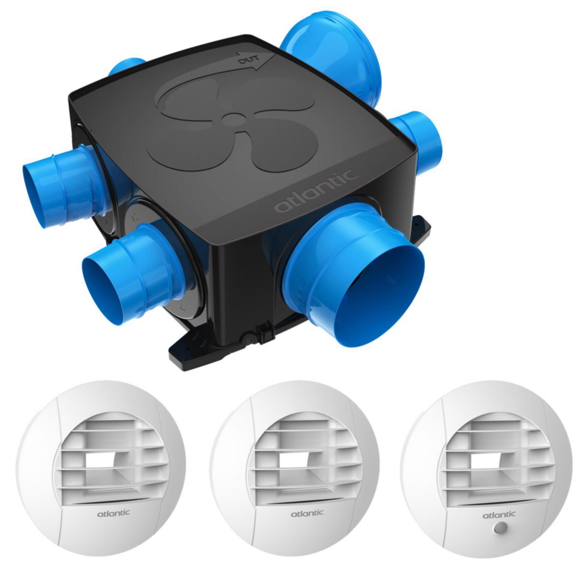ATLANTIC CLIMATISATION VENTILATION - kit piles hygrocosy flex vmc hygro ...