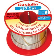 CASTOLIN EUTECTIC - Bobine de fil 157 brasage tendre étain/argent 3,5% ...