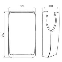 DELABIE - Sèche-mains à air pulsé SPEEDJET 2 blanc, avec filtre HEPA ...