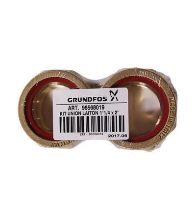 GRUNDFOS - Raccord union et bride ovale UB33x42F, PN10, Laiton, pour ...