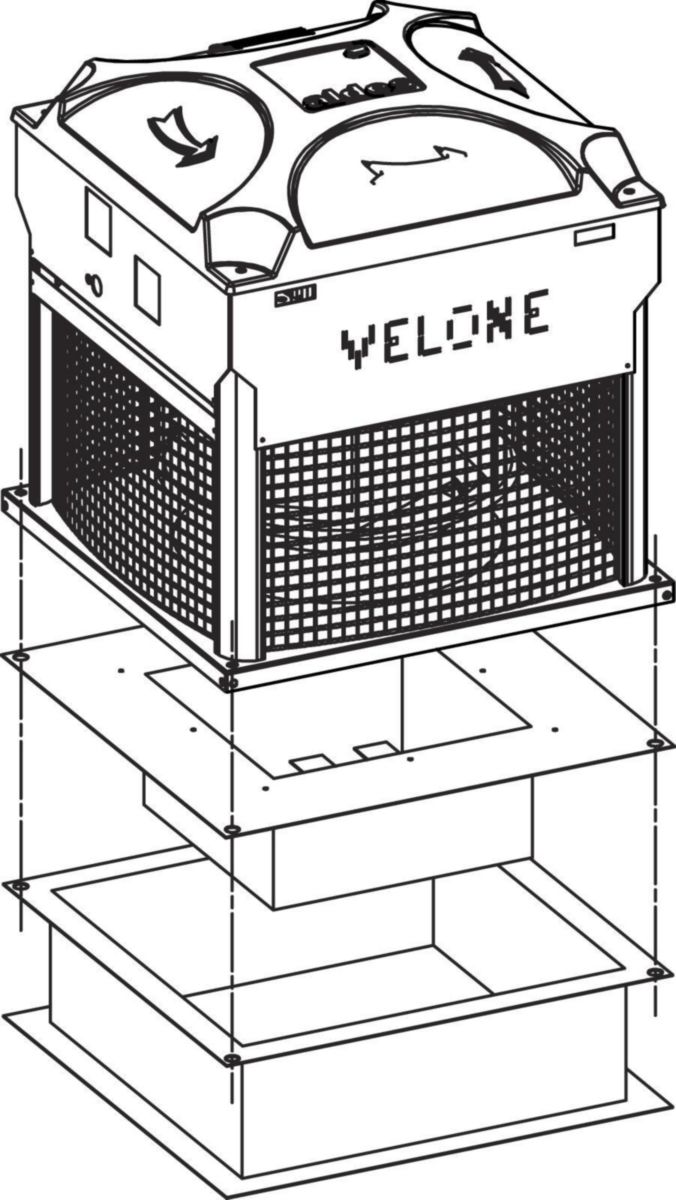ALDES - Souche terrasse H = 500 mm pour les tourelles de désenfumage ...