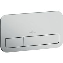 VILLEROY ET BOCH - Plaque de déclenchement E200 chromée mate Réf ...