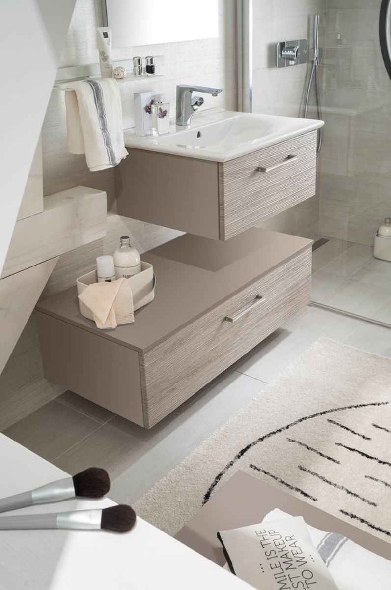 DELPHA - Dessus de commode P.46 x L.100 cm finition chene naturel ...