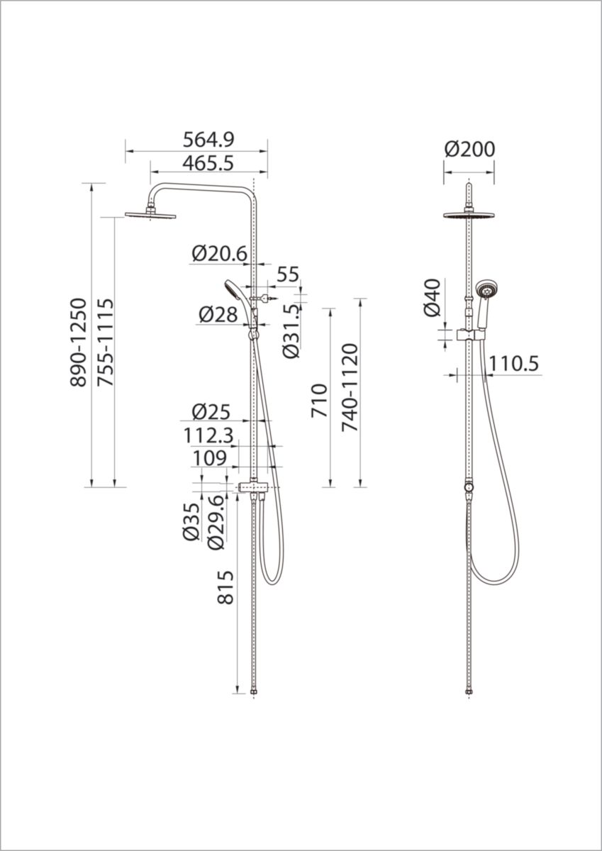 ALTERNA - Colonne de douche Alterna Concerto ''spécial rénovation'' | Cedeo