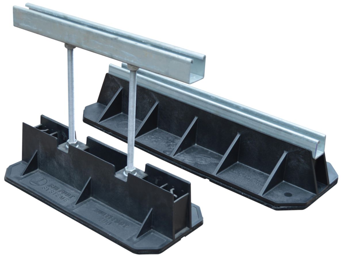 BIG FOOT SYSTEMS - Multi Foot 600 600 x 220 mm avec patin intégré | Cedeo