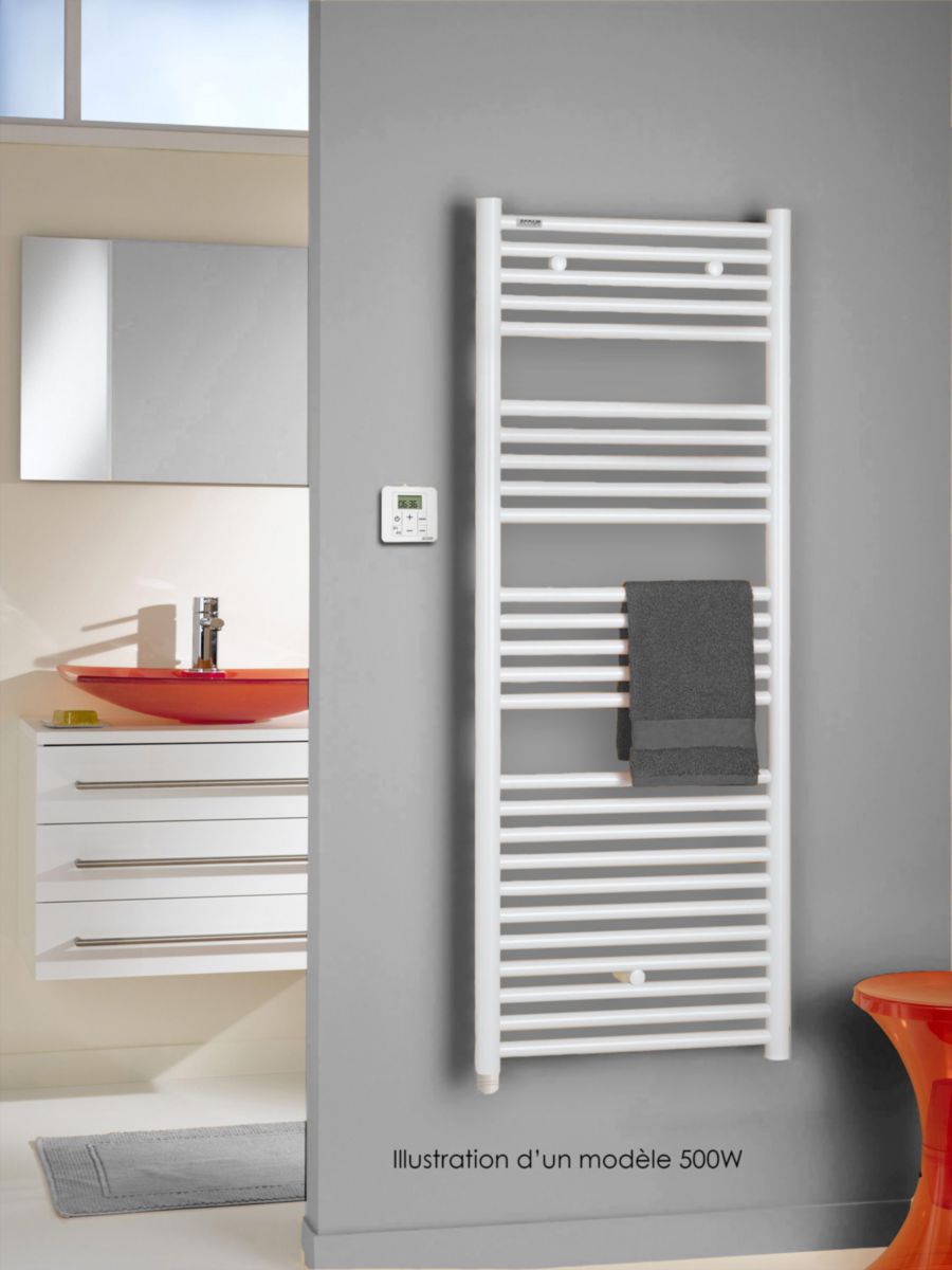 ACOVA - Sèche-serviette électrique Acova Atoll Spa commande radiofréquence RF, puissance 1000W ...