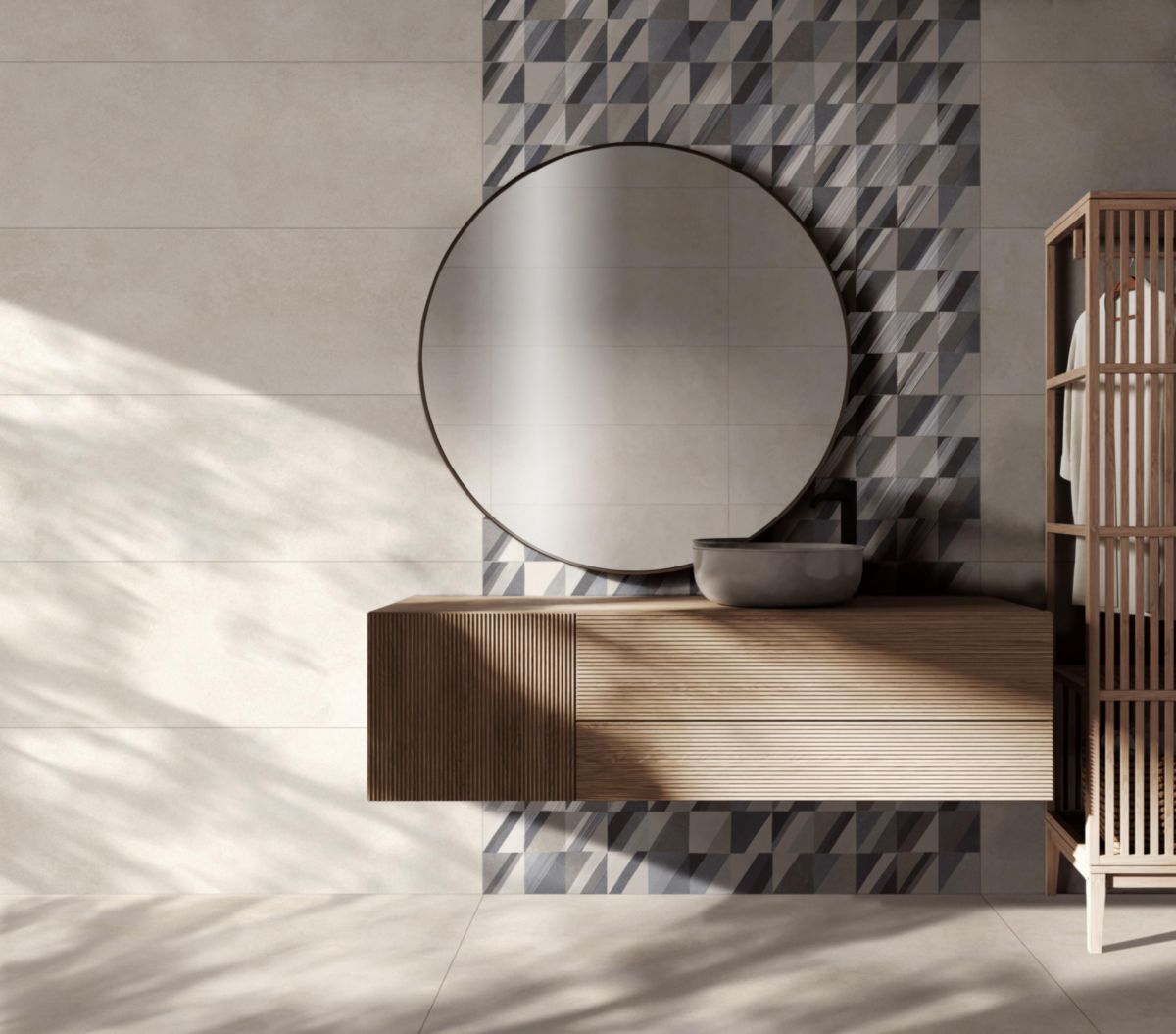 RAGNO - Faïence Ragno Stratford wall icon touch rectifié décor 40 x 120 ...