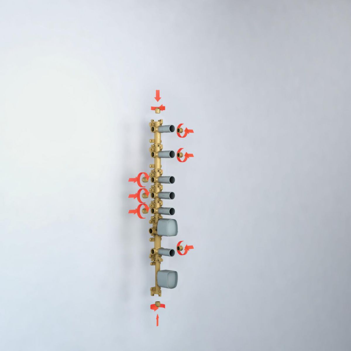 AXOR - Set de finition Axor STARCK Shower Module, chromé réf. 28491000 ...