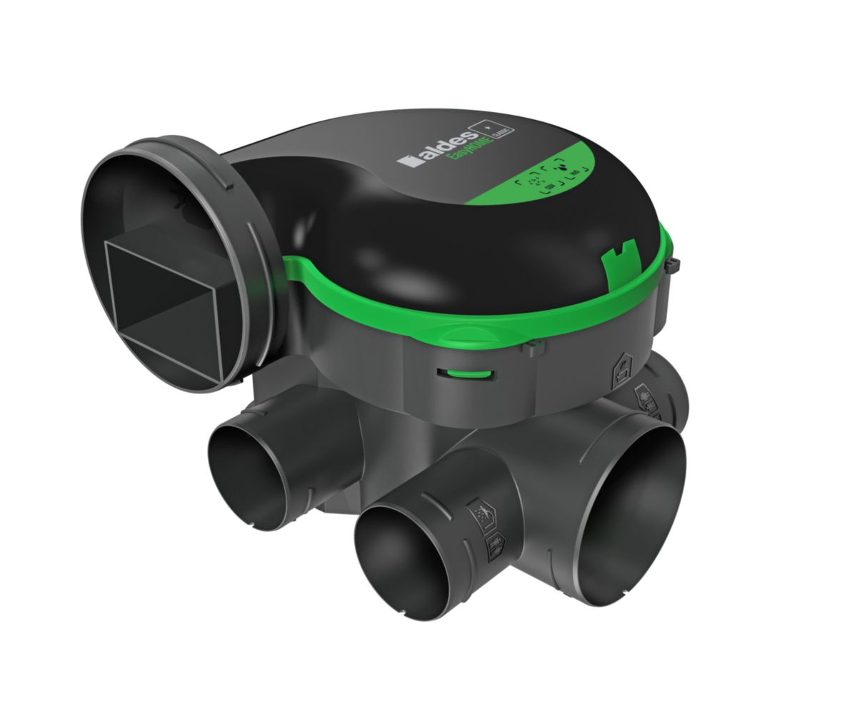 ALDES - Kit VMC simple flux EasyHOME PureAIR COMBLES Classic 3 grilles ...