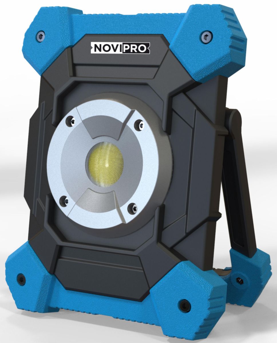 NOVIPRO - Projecteur de chantier avec batterie rechargeable 2000 lm ...