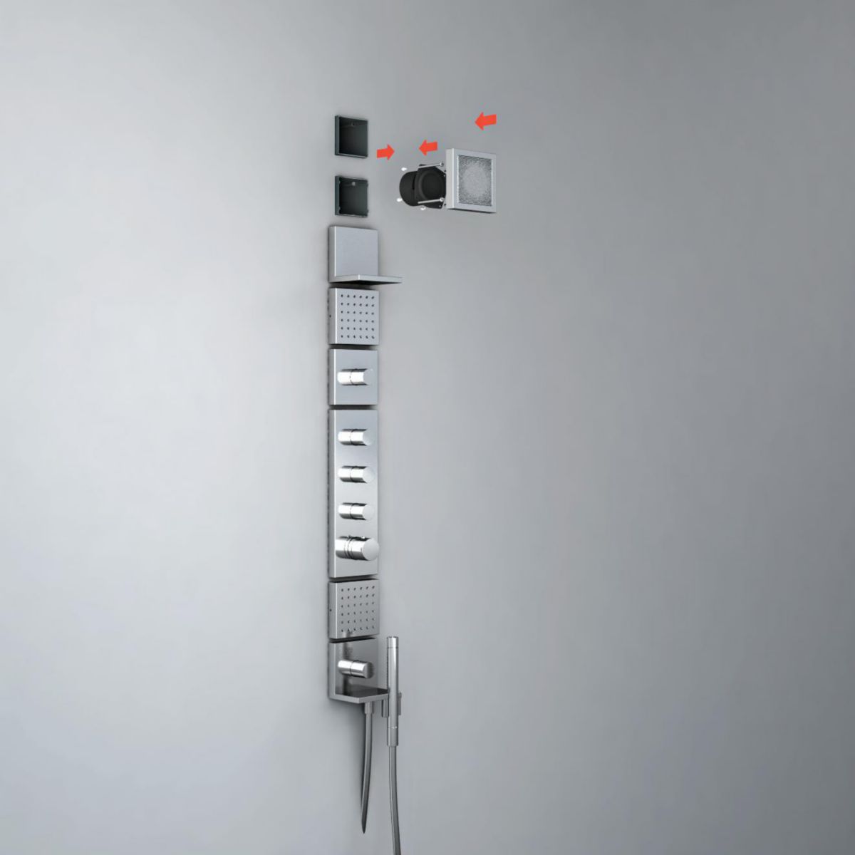 AXOR - Set de finition Axor STARCK Shower Module, chromé réf. 28491000 ...