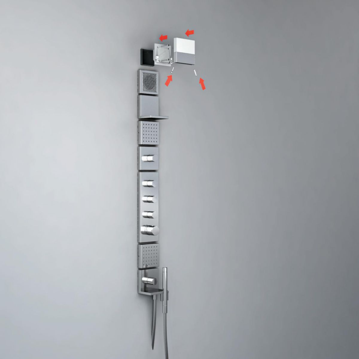 AXOR - Set de finition Axor STARCK Shower Module, chromé réf. 28491000 ...