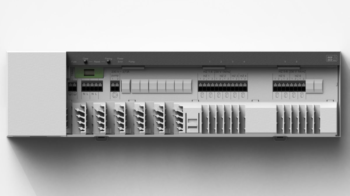 ALPHA SMARTWARE - Station de base 230V 6 zones pour plancher chauffant Altech Réf. BSS_21001 ...