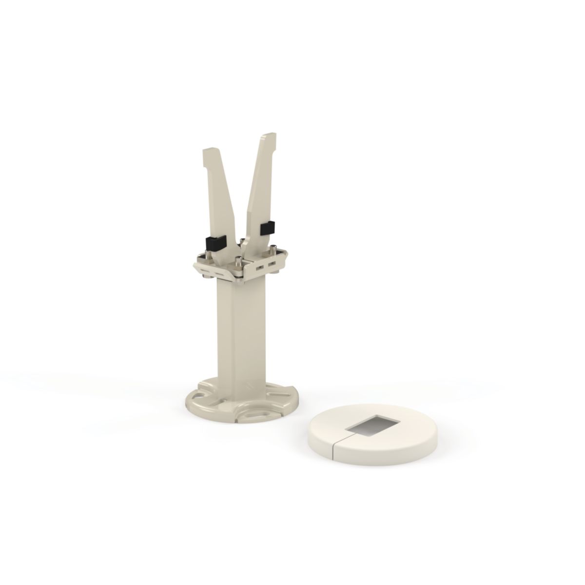 ALTECH - Pied Réglable blanc Type 22 pour Sol Fini incl cache pied ...