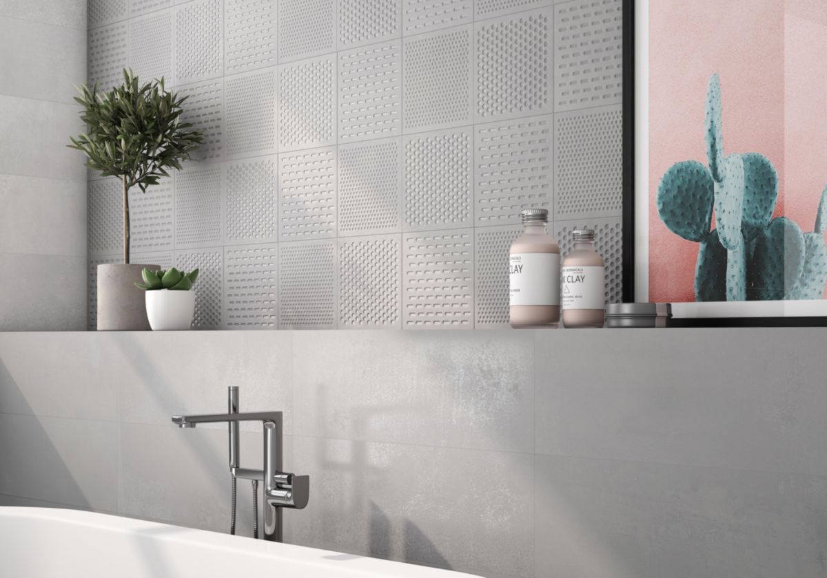 ARTE DECO - Faïence Arte Deco Magic gris épaisseur 8,5 mm 30 x 60 cm ...