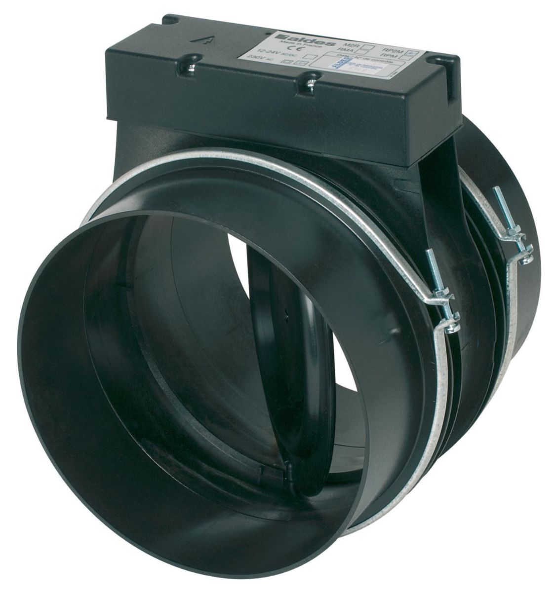 ALDES - Registre d'isolement plastique M1 circulaire - D125 - motorisé ...
