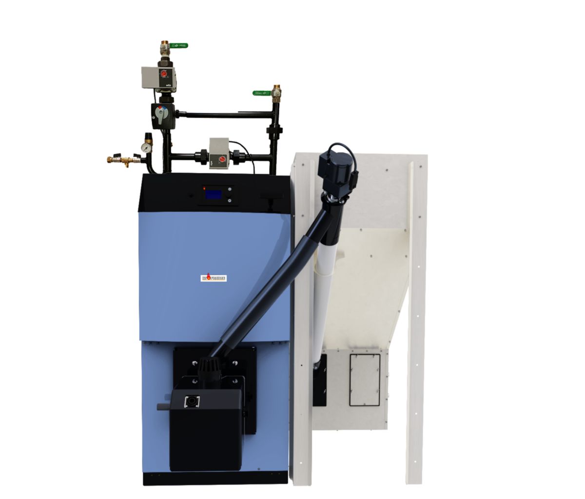 HS FRANCE - Chaudière à granulés LOKI 22 kW + un circuit de chauffage ...