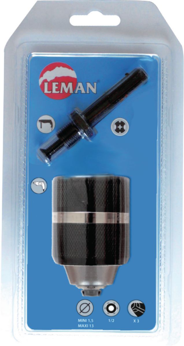 LEMAN - Mandrin auto-serrant adapté pour sds/spit Réf. 913.002 | Cedeo