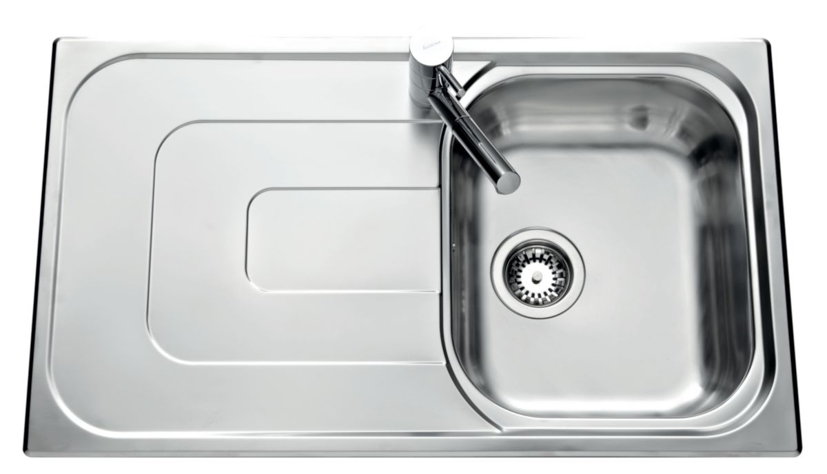 AQUATOP (EVIERS) - Evier PORTOFINO 4801 86x50cm 1 cuve 1 égouttoir ...