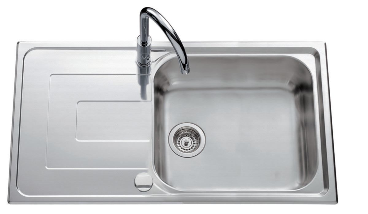 AQUATOP (EVIERS) - Evier portofino 1 grande cuve 1 egouttoir a ...