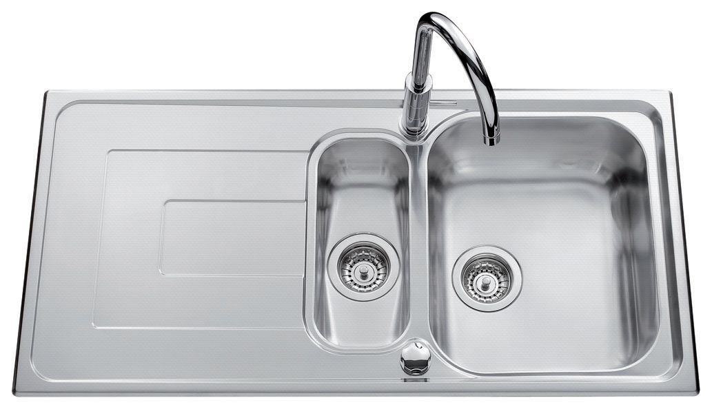 AQUATOP (EVIERS) - Evier PORTOFINO 4811 100x50cm 1 cuve 1 égouttoir 1 ...