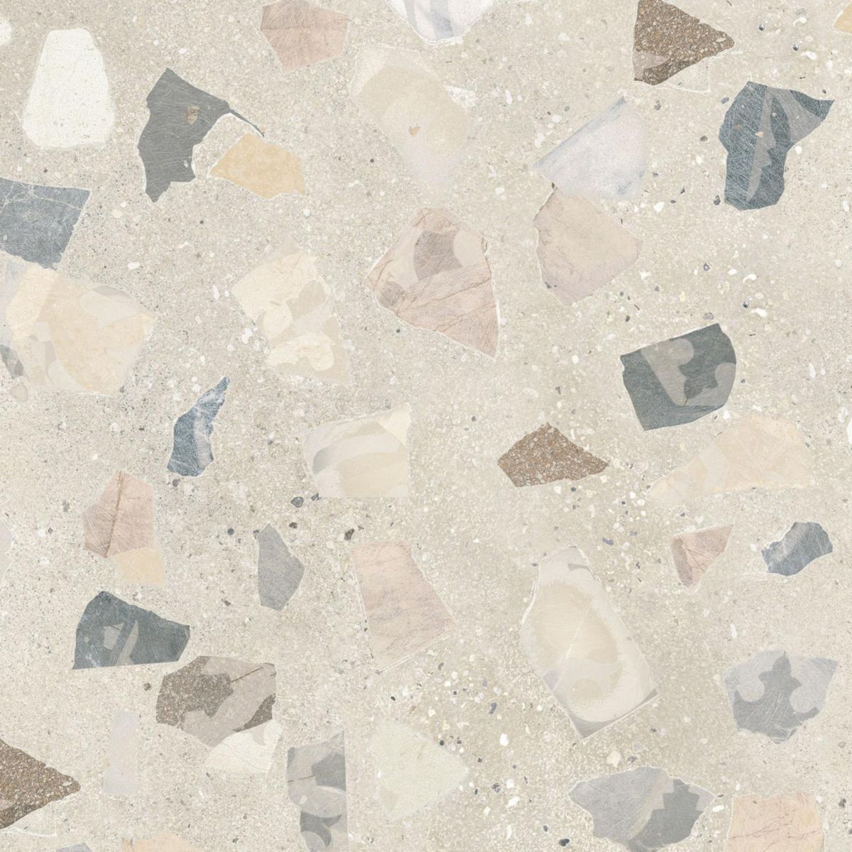 CINCA - Grès cérame Cinca Retro Blanc Os Terrazzo mat 60 x 60 cm 9465 ...