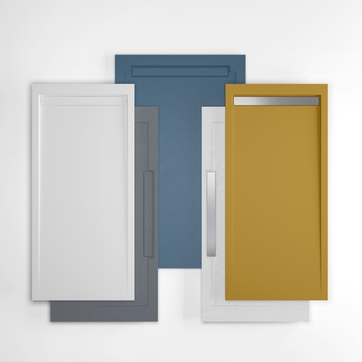 HIDROBOX - Receveur Line Y Kromat Lisse 80x130 couleur: Terra | Cedeo